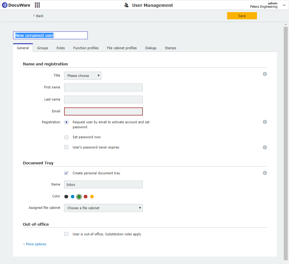 Setting up a new DocuWare user – here’s how